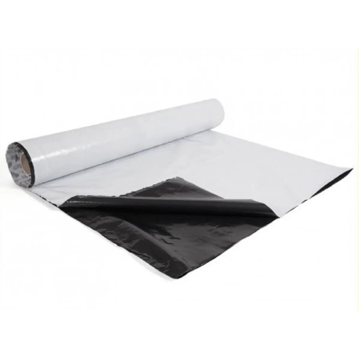 Bâche noir/blanc réfléchissante 2x50 mètres